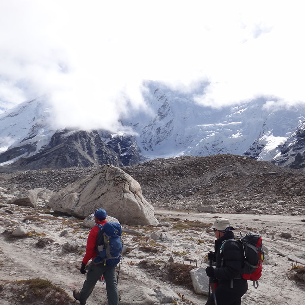 Everest Base Camp Nuptse wall - Escape Trekking Adventures