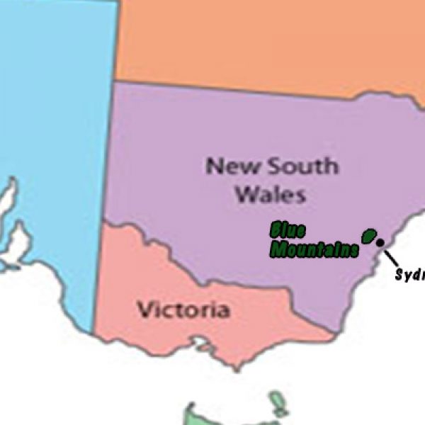 Blue Mountains Map - Escape Trekking Adventures